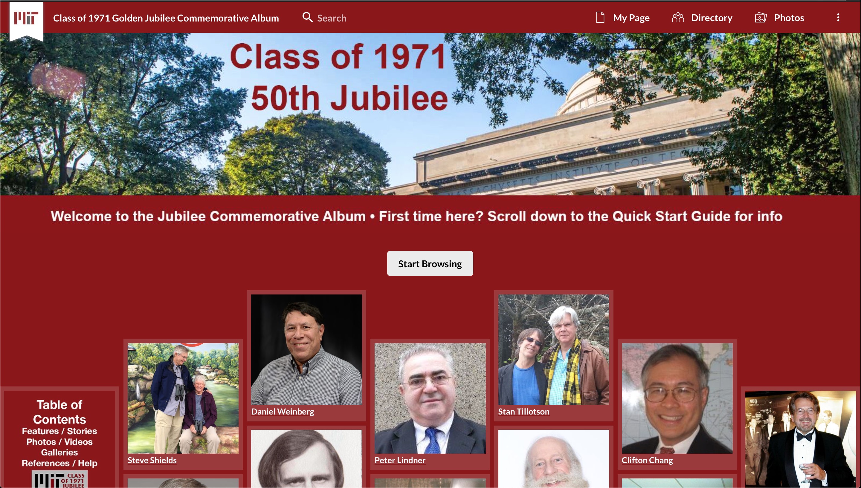 MIT Class of 1971 - Community Home